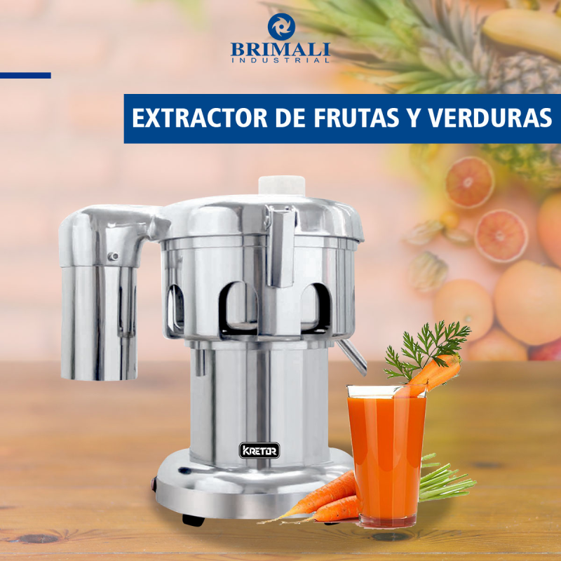 Extractor de Frutas y Vegetales 550W - Brimali Industrial